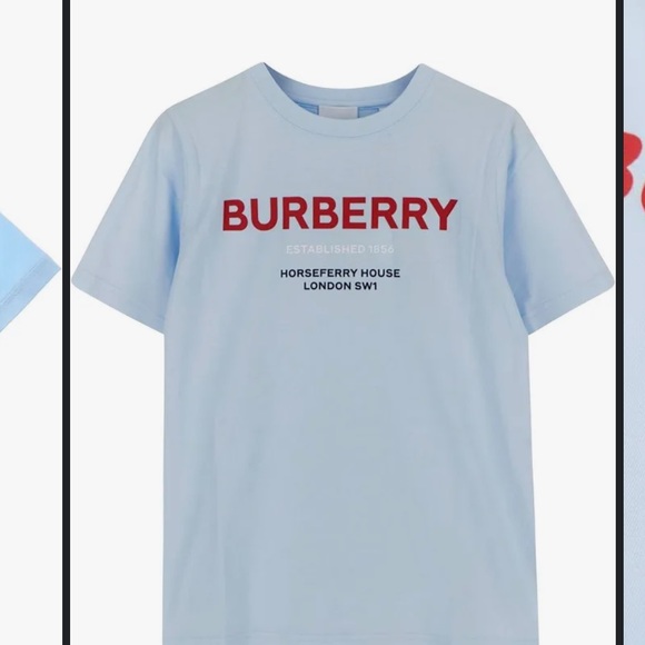 Burberry | Shirts & Tops | Burberry Kids Horseferry Print Cotton Tshirt | Poshmark